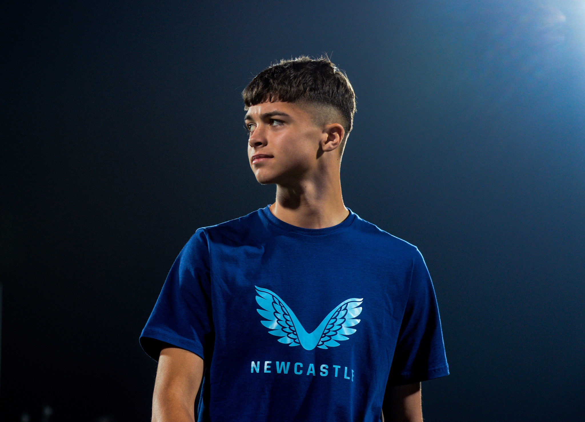 Lewis Miley was part of the England U17s as they got off to a winning ...