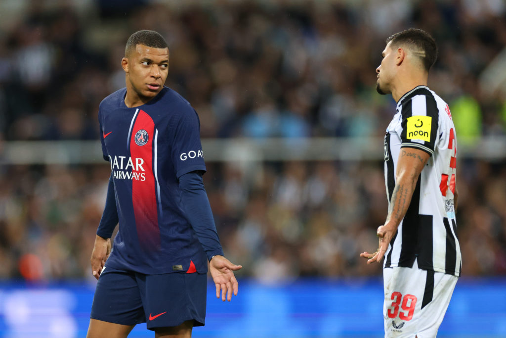 What Mbappe was spotted doing at full-time after being thrashed tonight