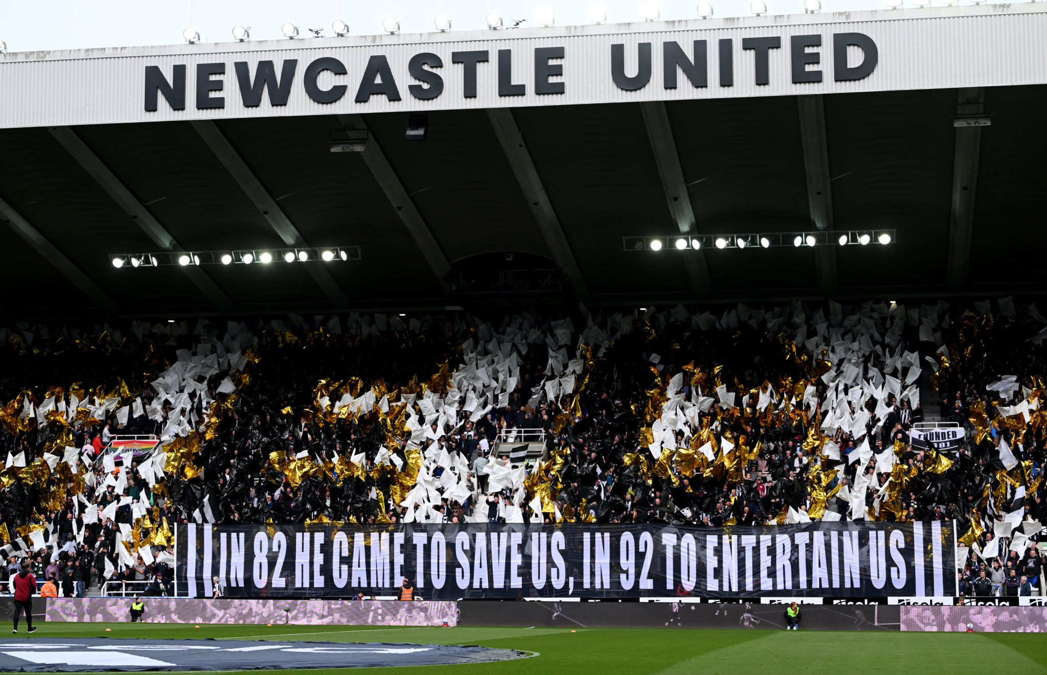 What Newcastle United fans are all saying about the Kevin Keegan flag ...